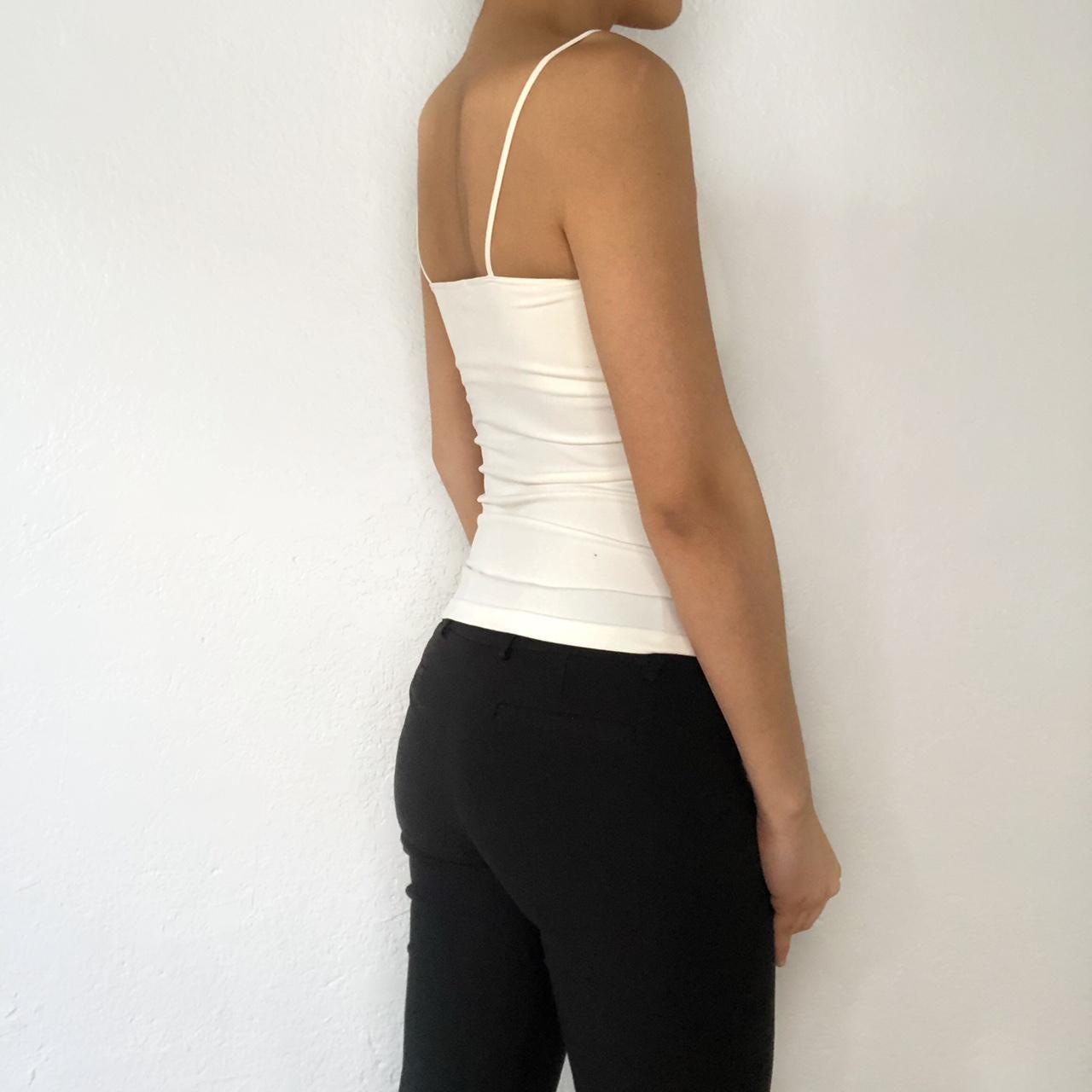 Vintage Bebe Cream Cami 🌸 classic cami with a build... - Depop