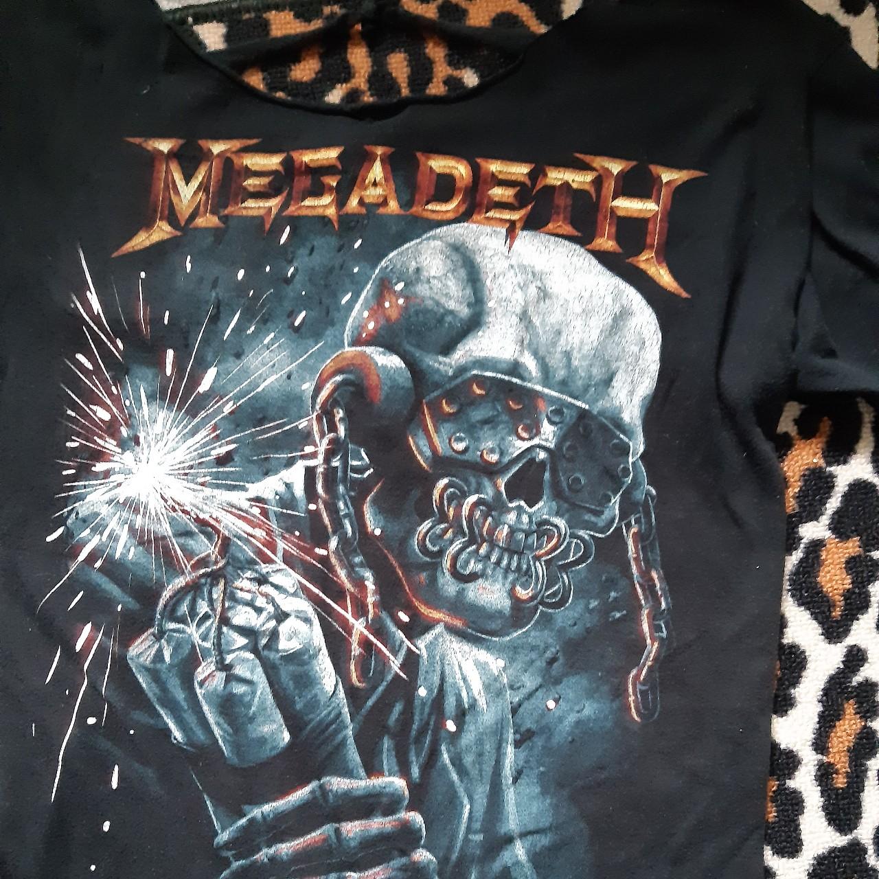 MEGADETH 'Vic Rattlehead' shirt It was a Mens M but... - Depop