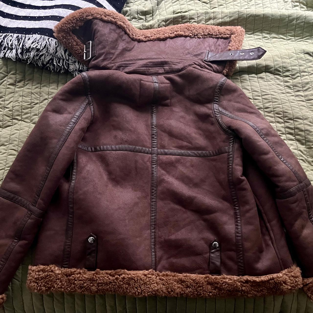 Sam Edelman Men's Brown and Tan Jacket | Depop