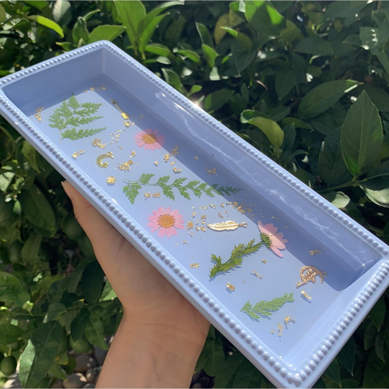 12x5 floral ceramic tray🌿 💞 This beautiful... - Depop