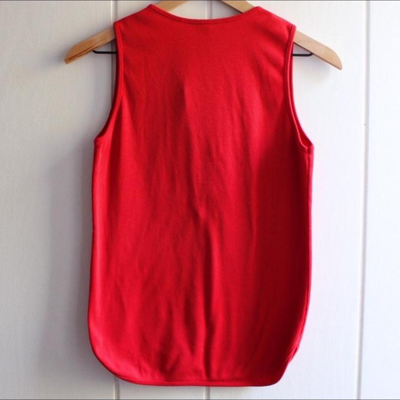 American Vintage Women's Red Vest | Depop