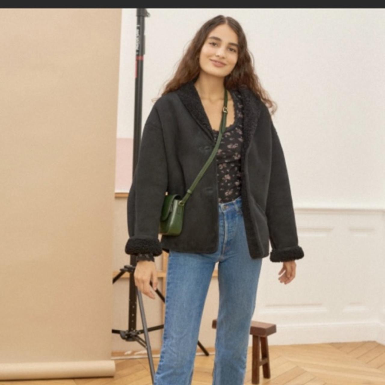 Rouje Women's Black Jacket | Depop