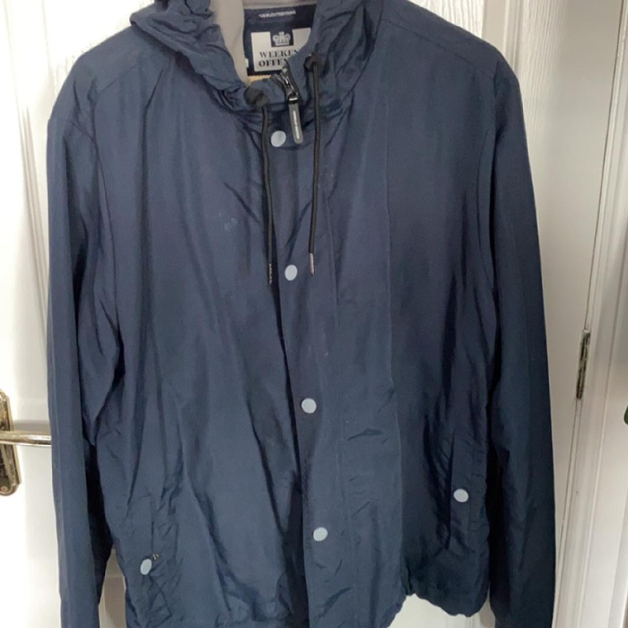 Weekend offender jacket with reflective badge I’m... - Depop