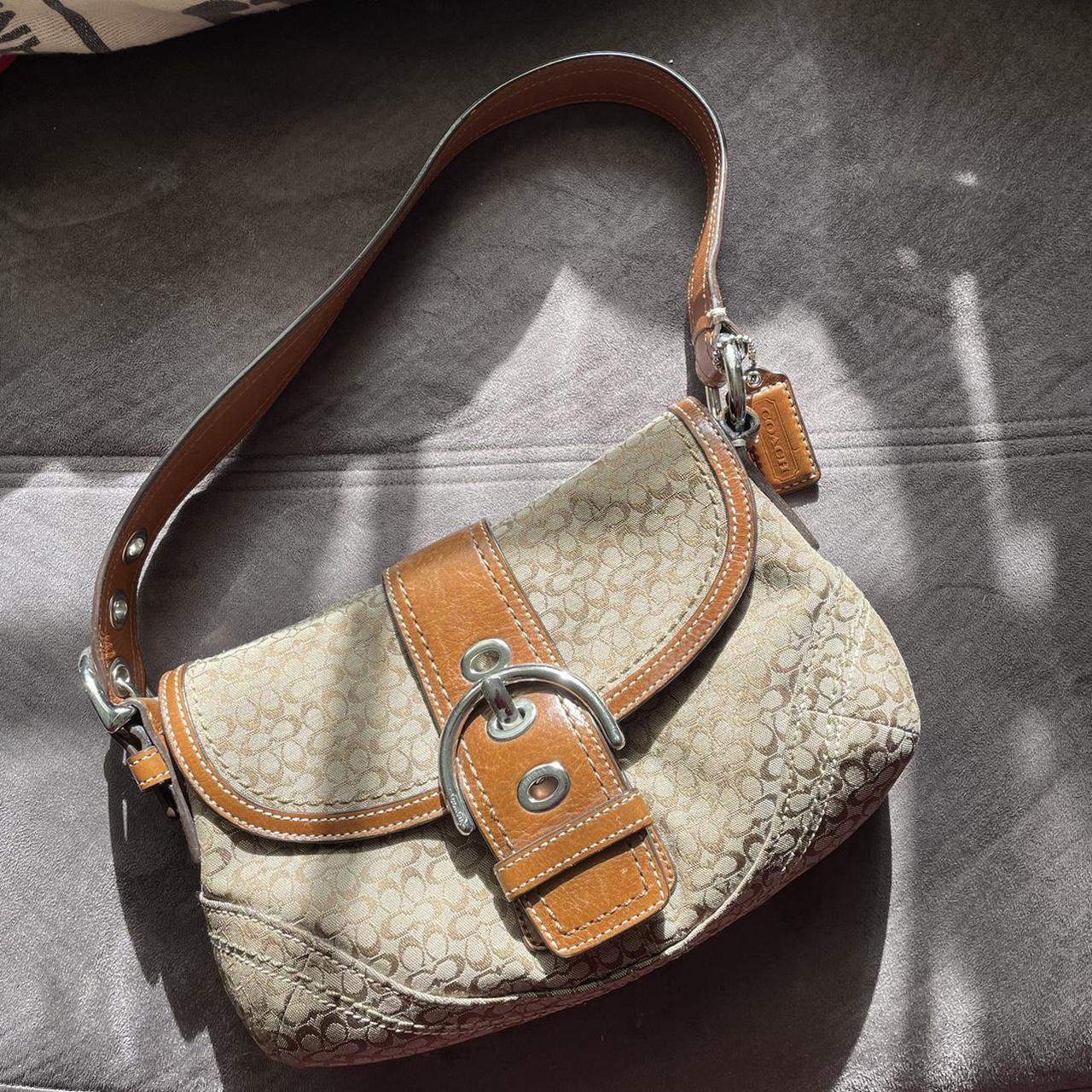 Coach Hampton Soho Flap monogram shoulder bag. Coach... | Depop