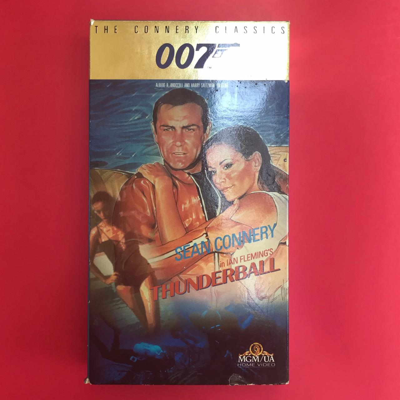 Vintage VHS Movie Thunderball 007 James Bond Sean... - Depop