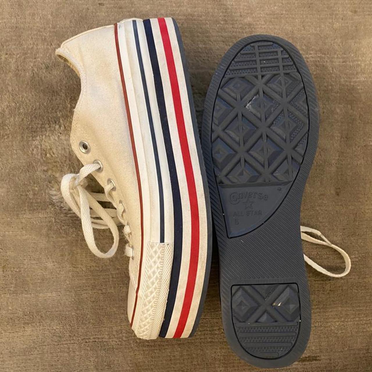 Converse platform trainers - Depop