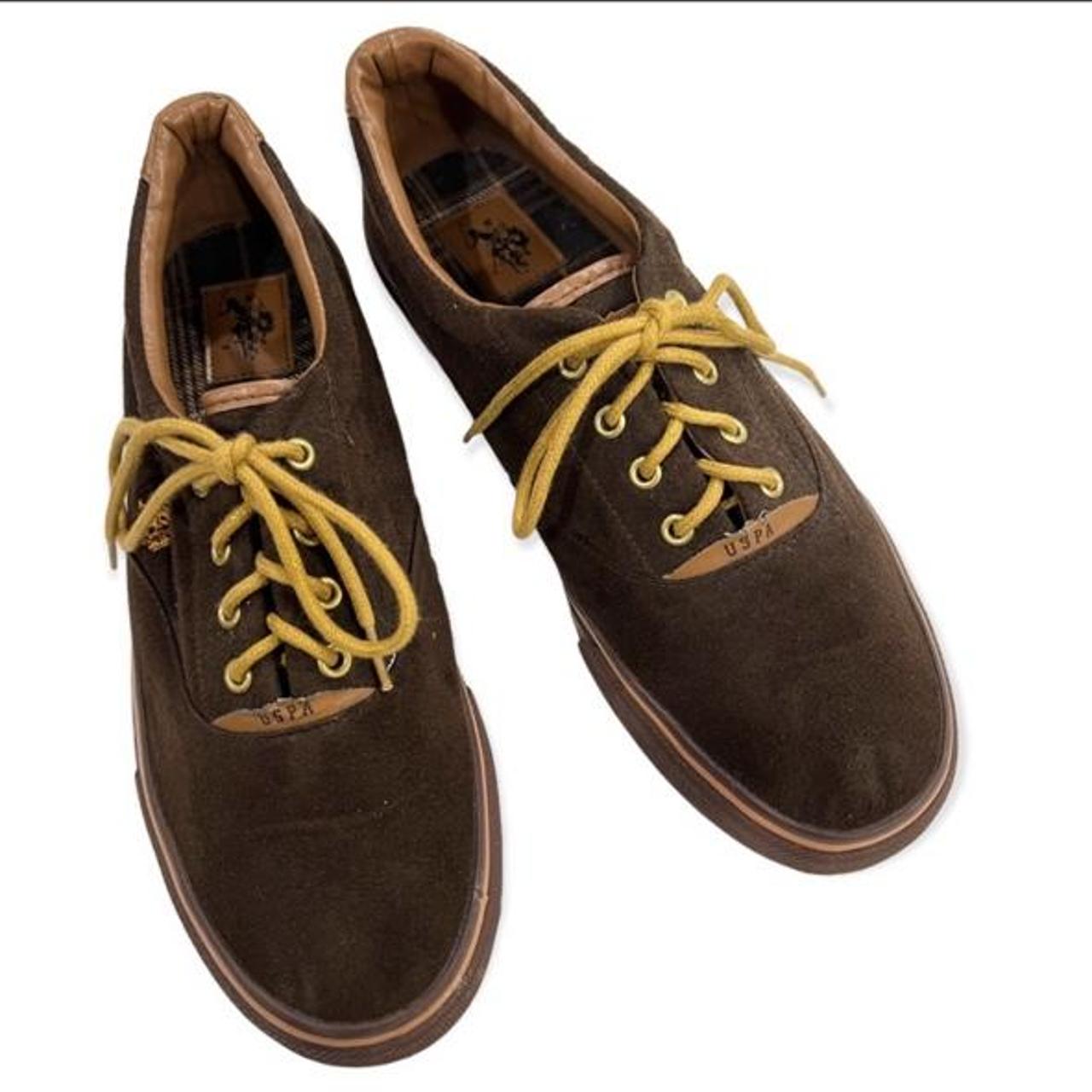 U.S. Polo Assn. Women's Brown Trainers | Depop