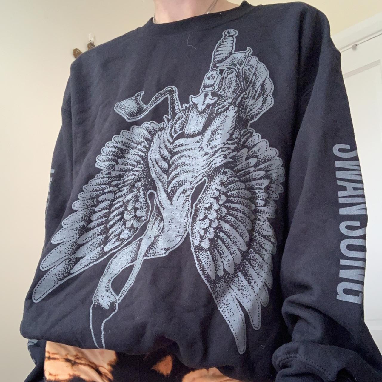 Swan Song band sweater. Size medium (Gildan) - Depop