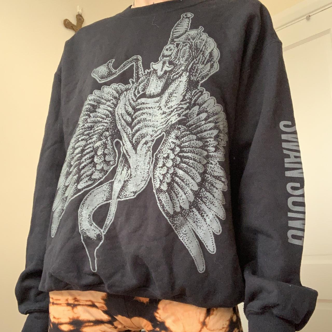 Swan Song band sweater. Size medium (Gildan) - Depop