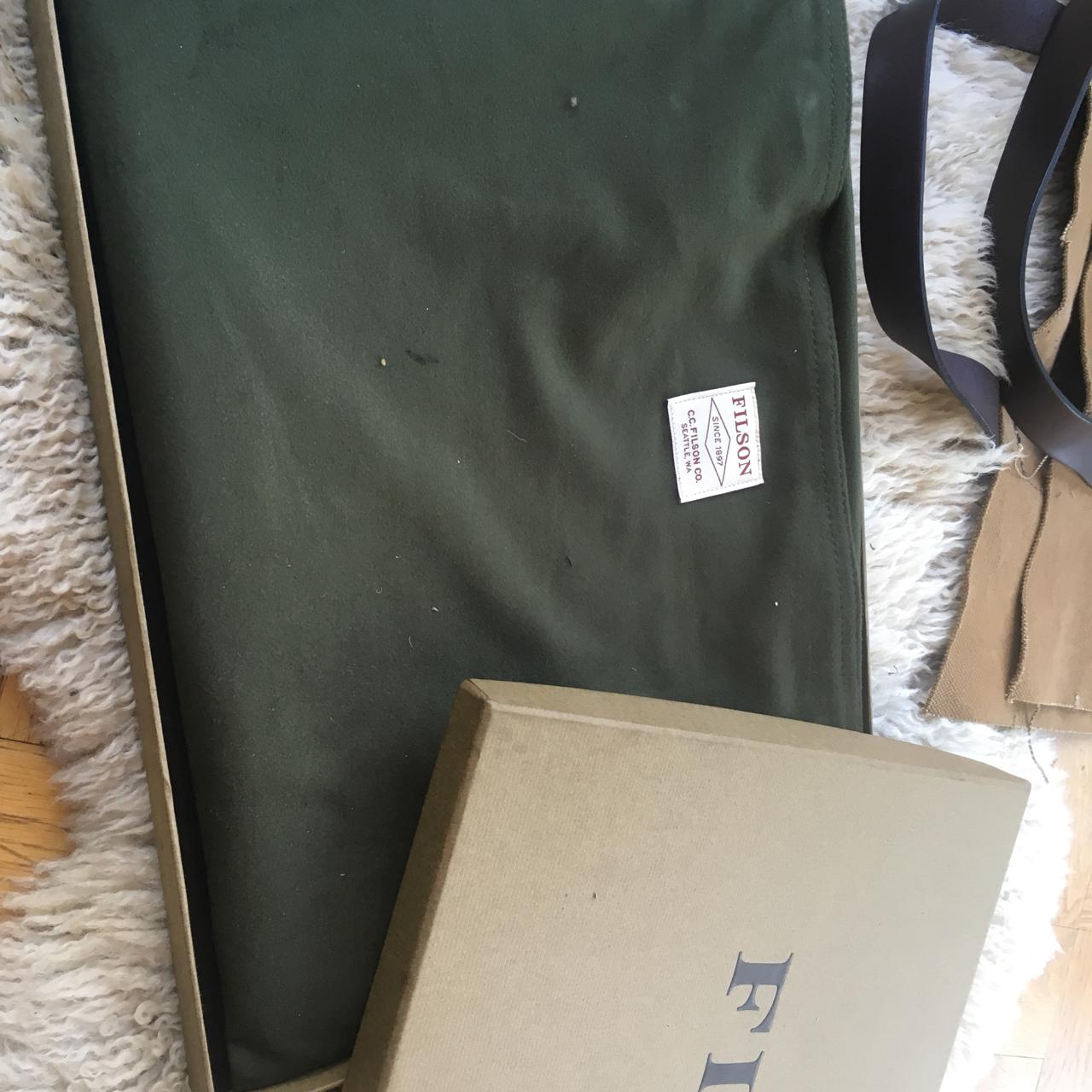 Filson Medium Leather Pouch, brand new. #filsons... - Depop