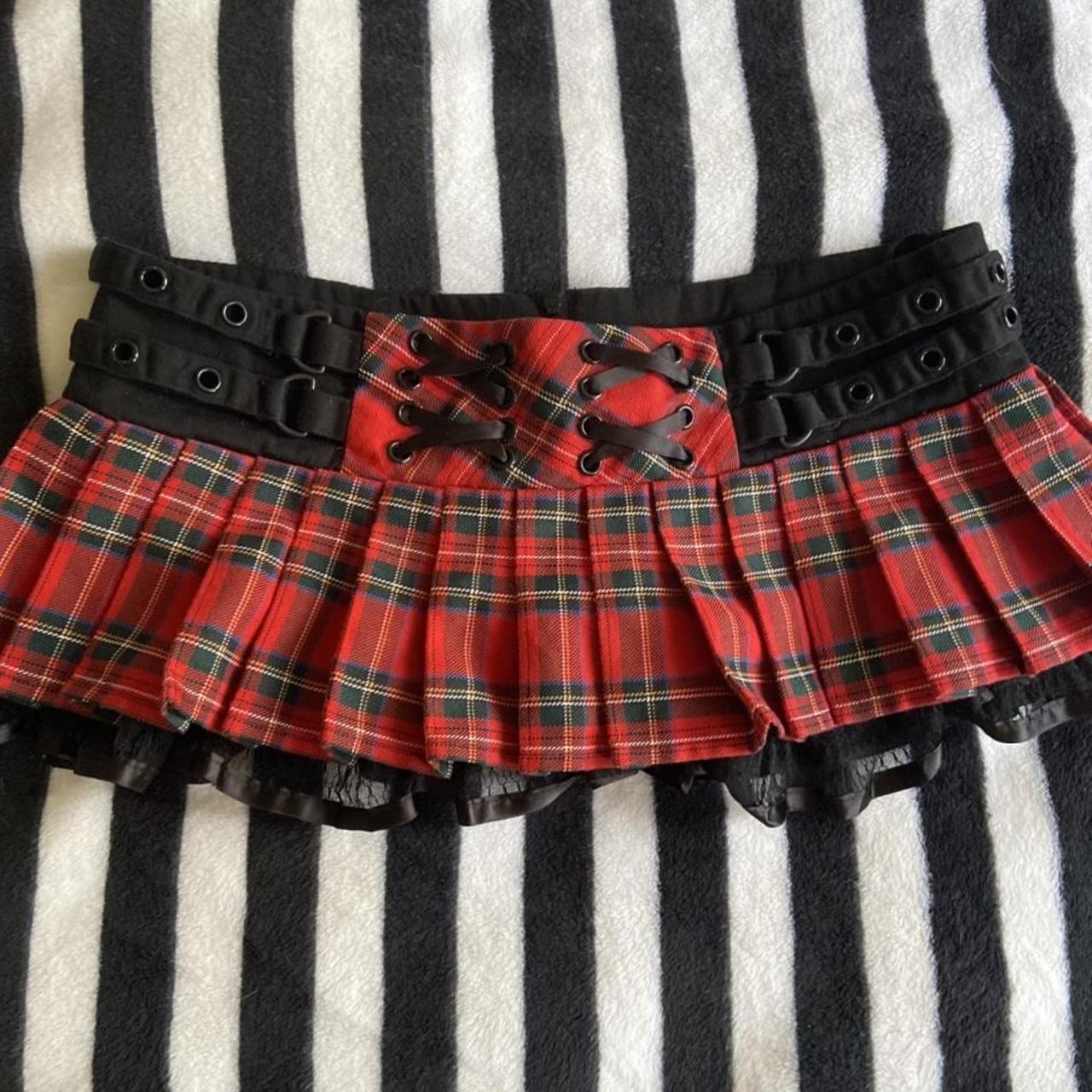 🍒 vintage MINIIII pleated skirt 🍒 perfect condition... | Depop