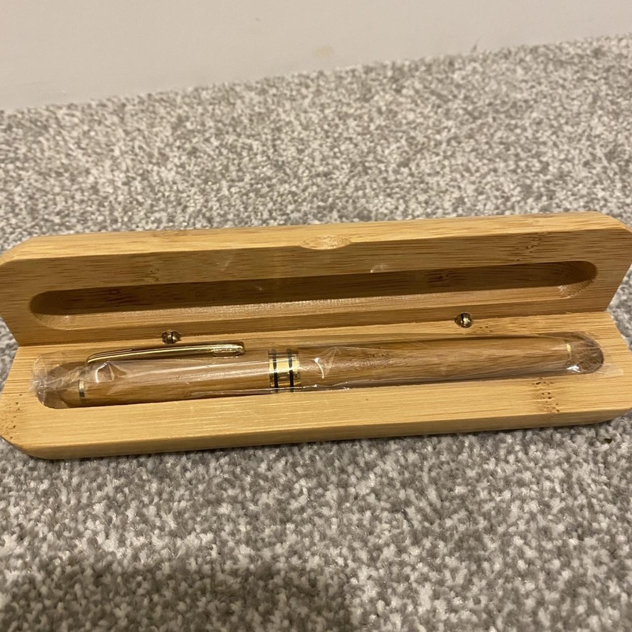 For sale is a Zenzoi Bamboo Fountain Pen. Brand new - Depop