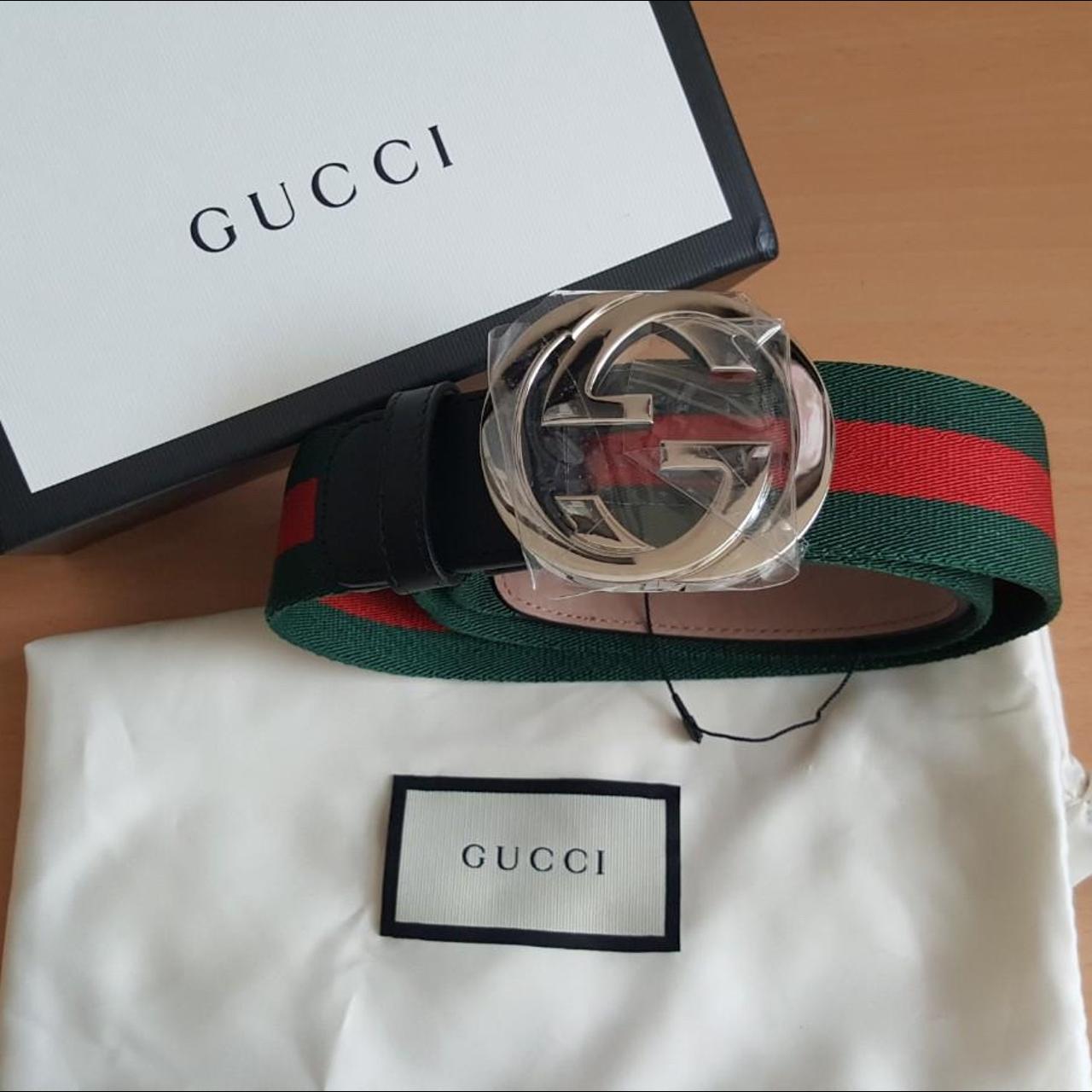 Authentic Gucci Belt , bought in october 2019 from... - Depop