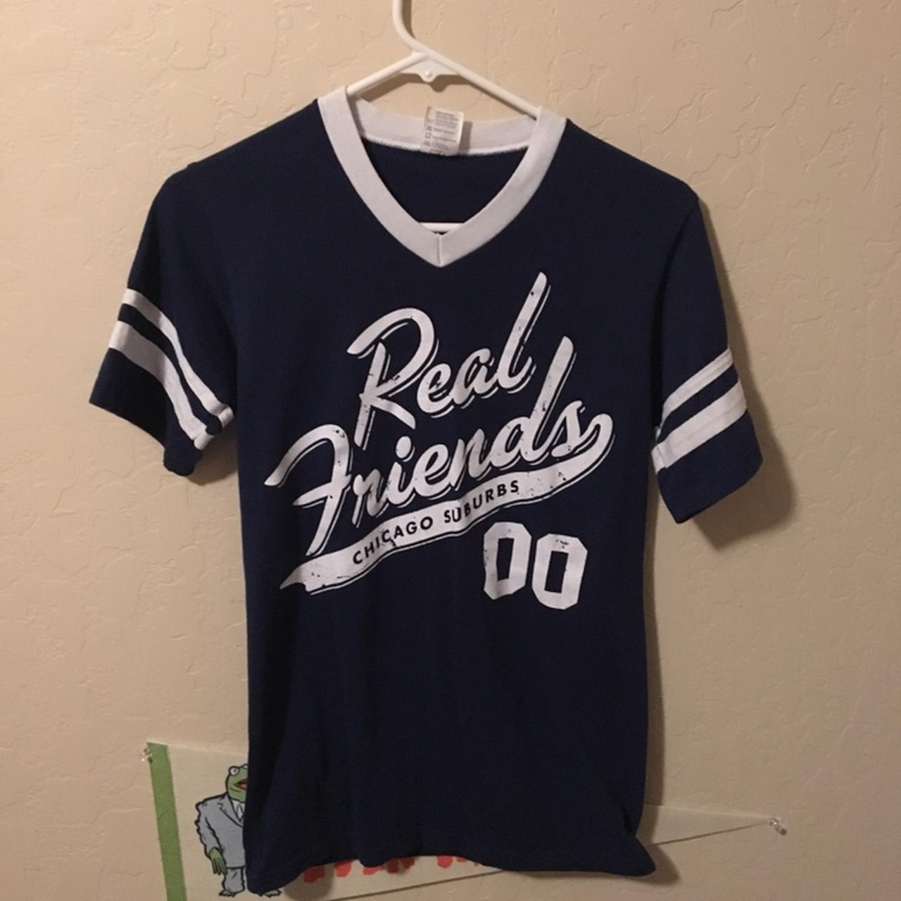 Real Friends band jersey shirt. Unisex small. Still... - Depop