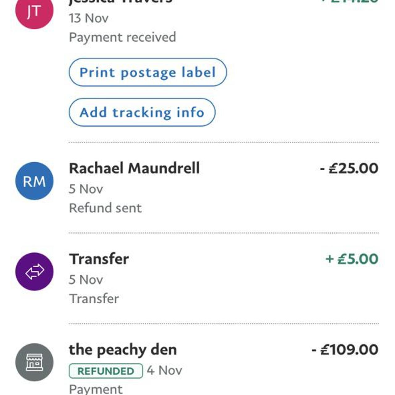 Proof of refund - Depop