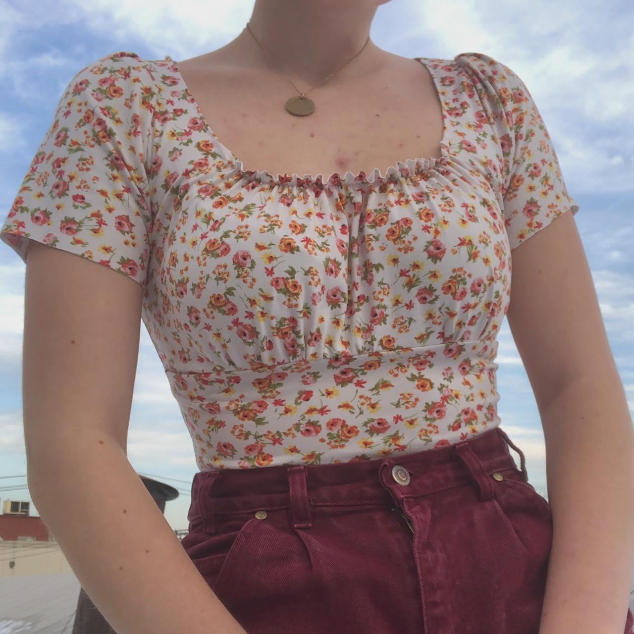 custom milkmaid top! 100% handmade by me and fully... - Depop