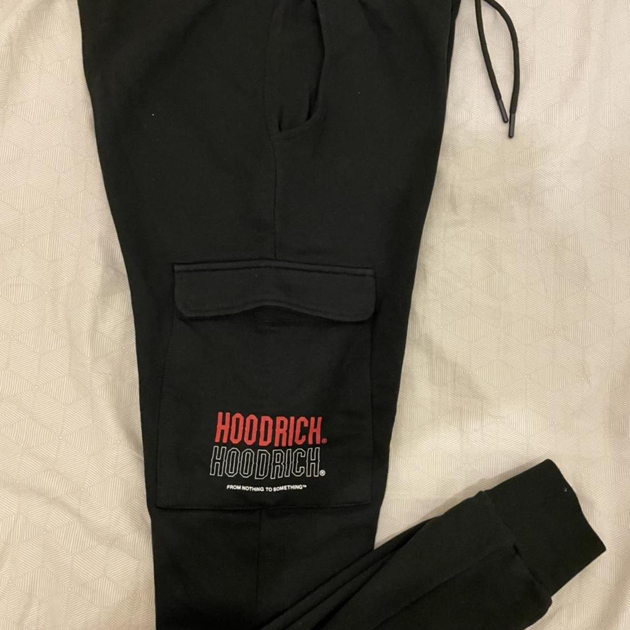 Hoodrich Men's Black and Red Joggers-tracksuits | Depop
