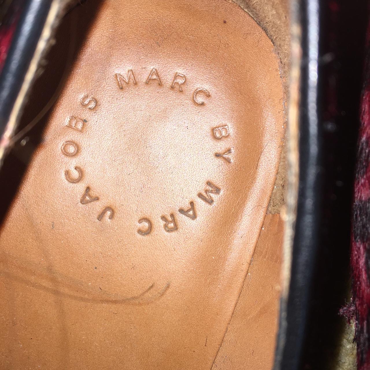 Cute red and black spotty mouse shoes MARC JACOBS... - Depop