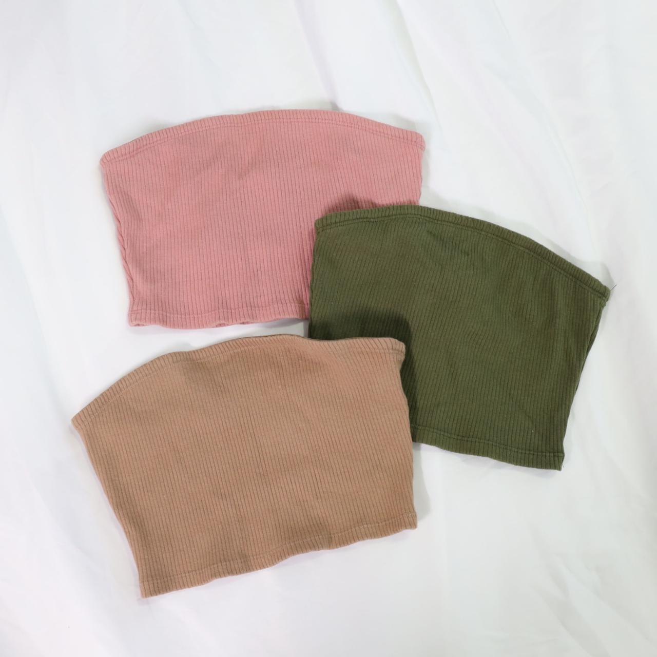 Sweetheart Strapless Crop Bundle Size XS from... - Depop