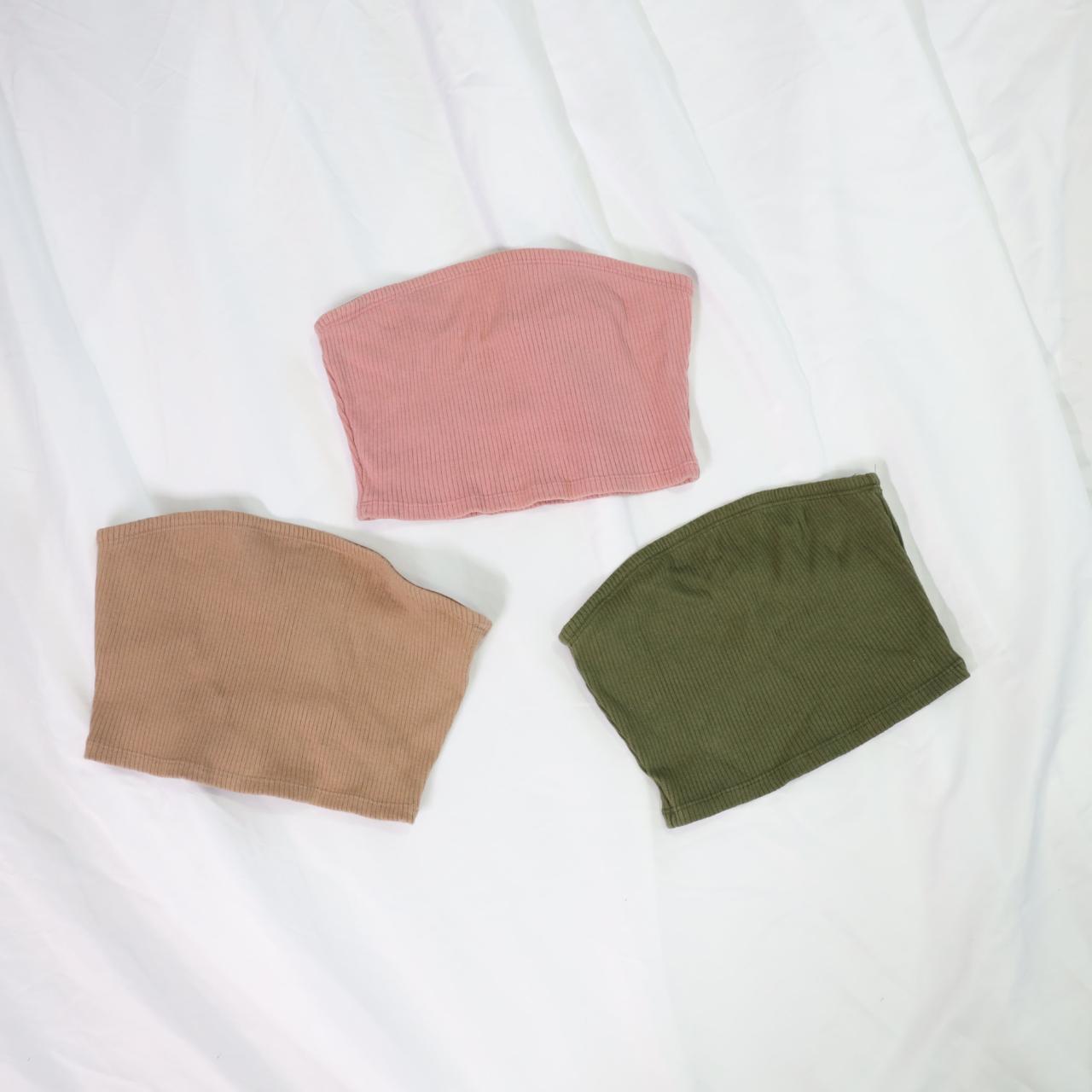 Sweetheart Strapless Crop Bundle Size XS from... - Depop