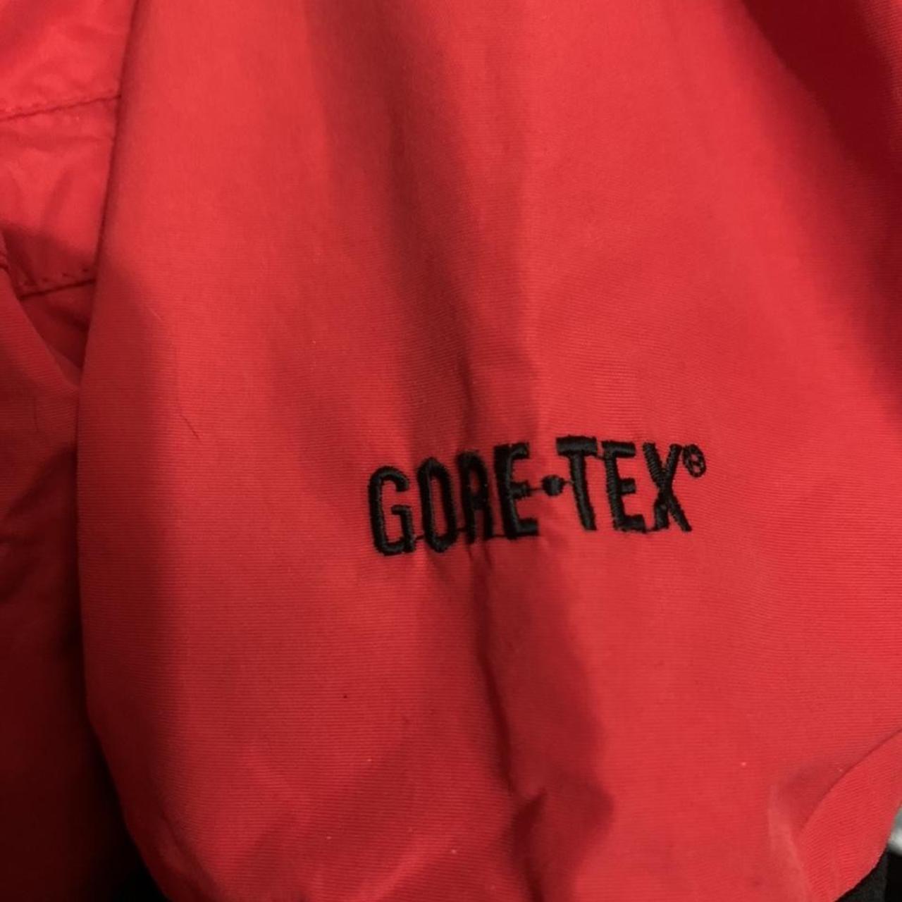 Super nice vintage 90s the north face red gore Tex... - Depop