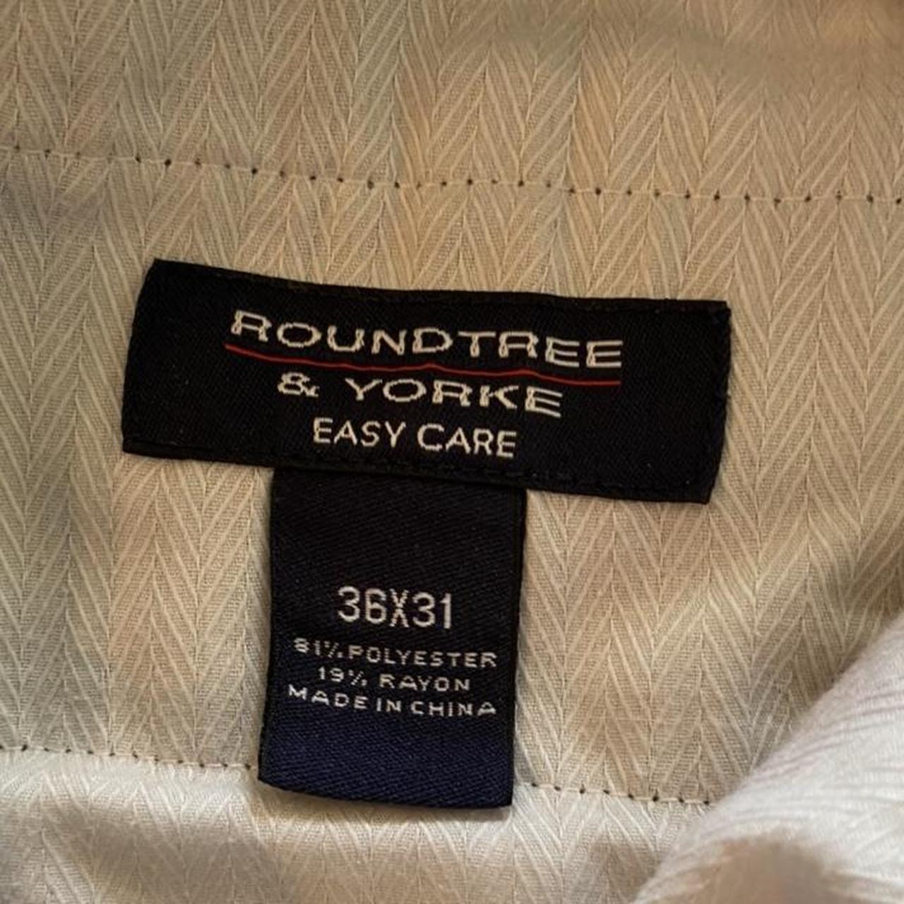 Roundtree and Yorke easy care vintage pleated men’s... - Depop