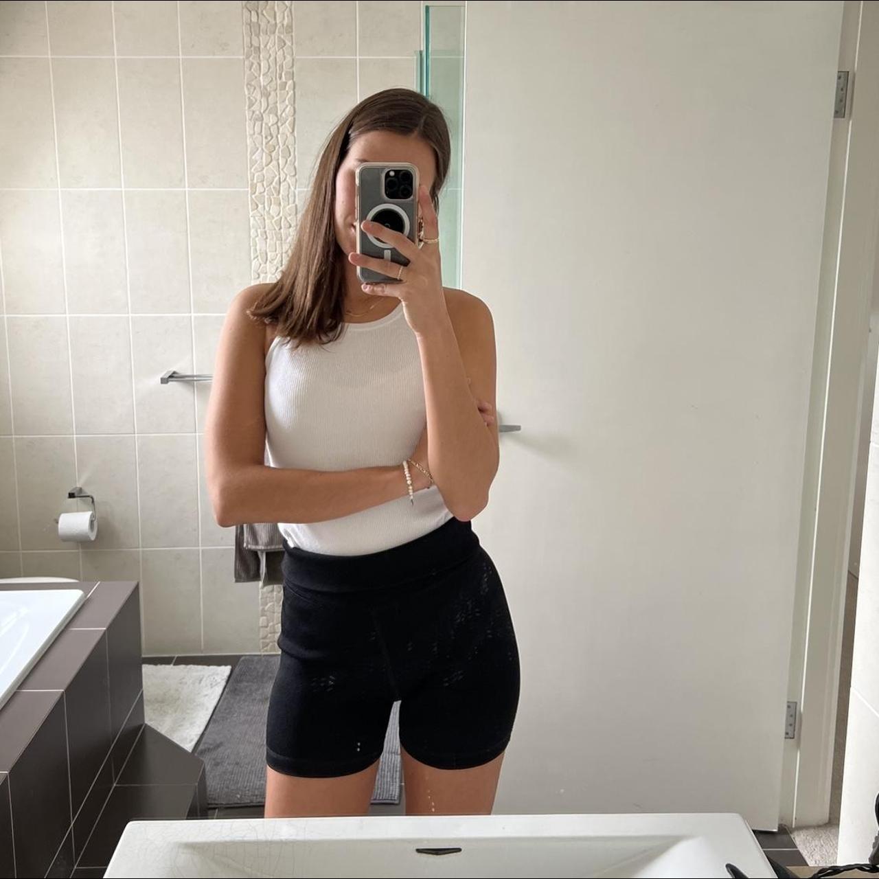 POSSE Gabrielle black bike shorts Size M RRP:... - Depop