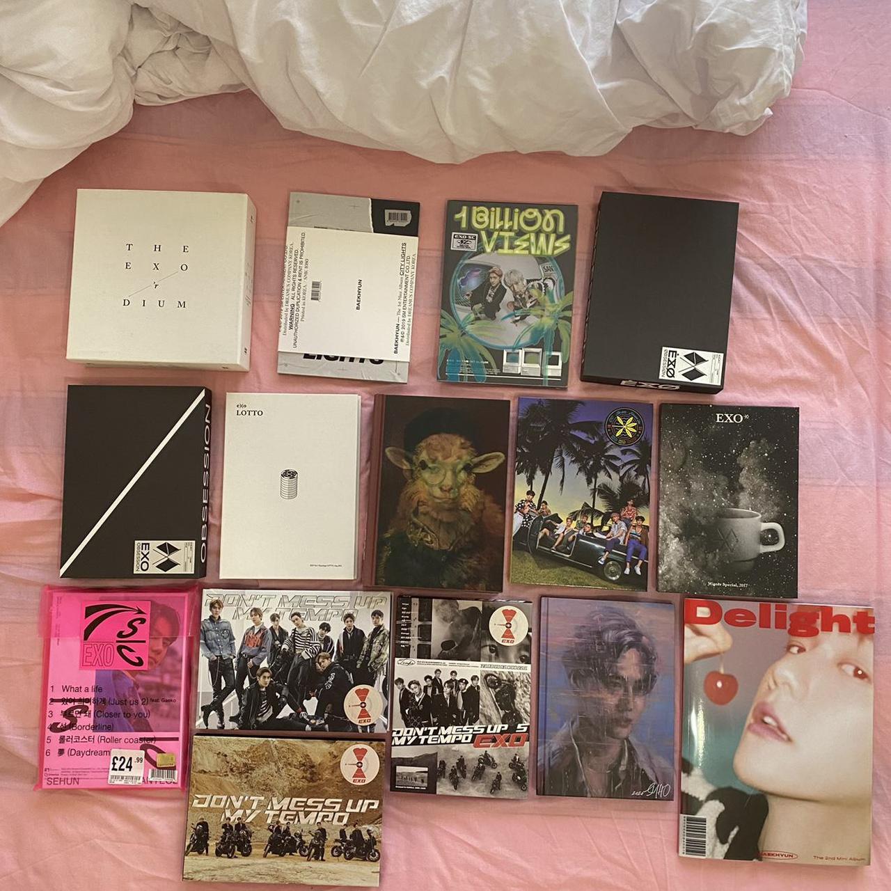 LOTTO ALBUM SOLD Selling my exo album collection,... | Depop