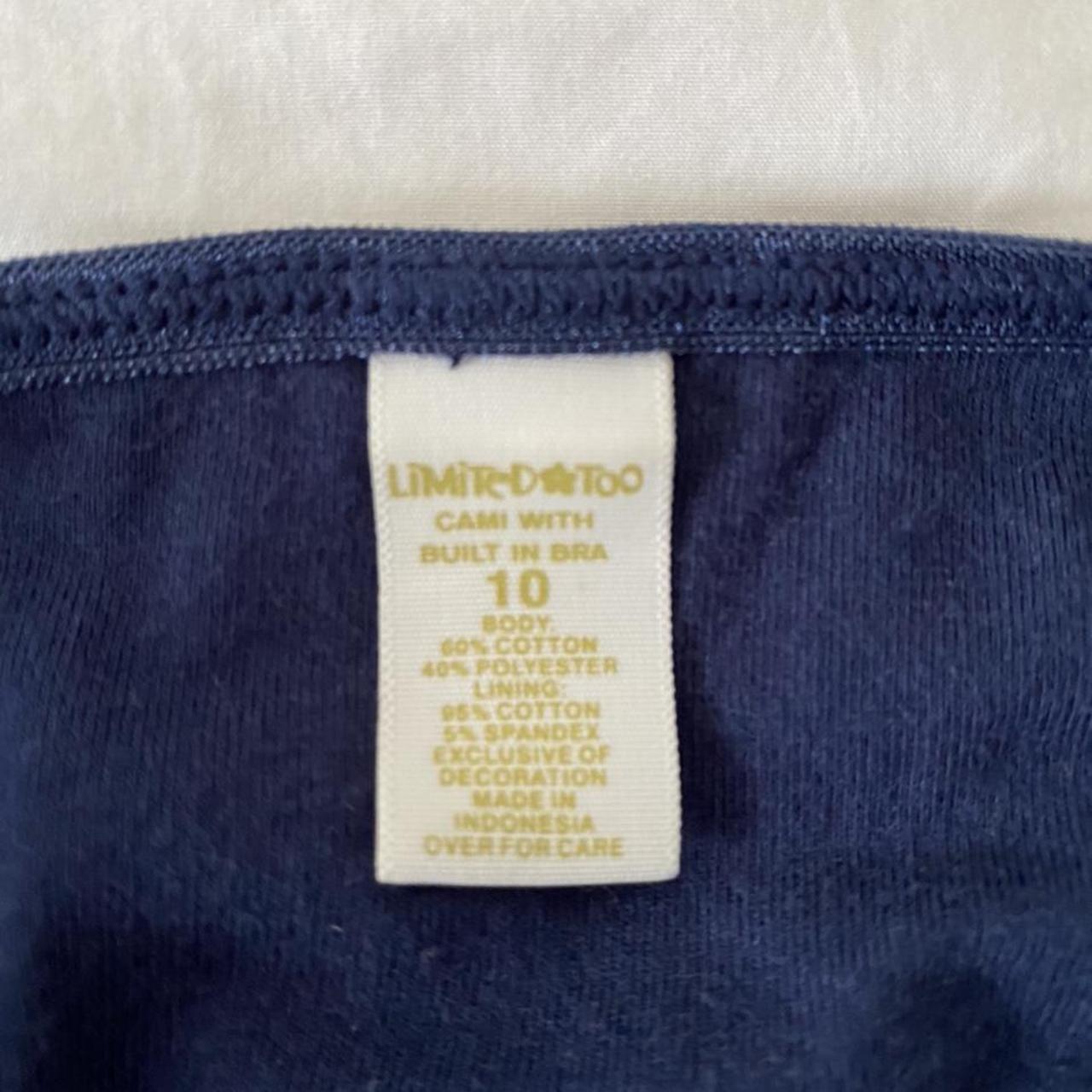 Limited Too Women's Navy Vest | Depop