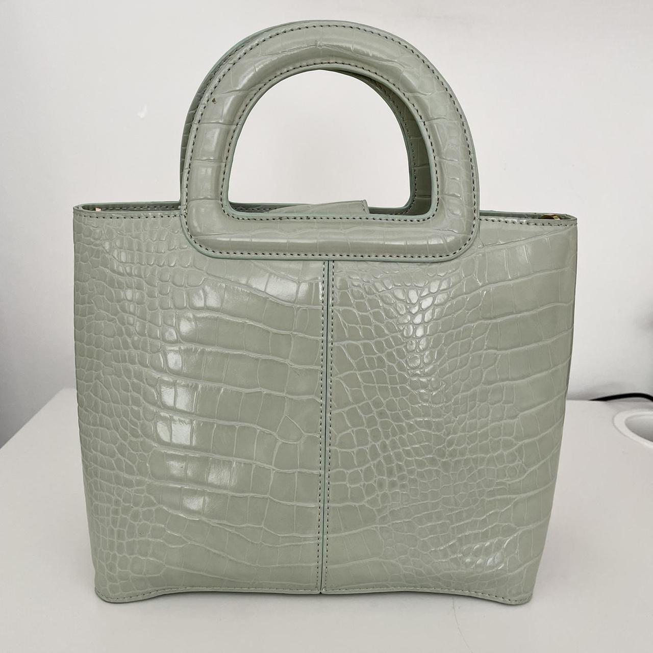 Mint green mini bag. Roughly 22cm wide, height... - Depop