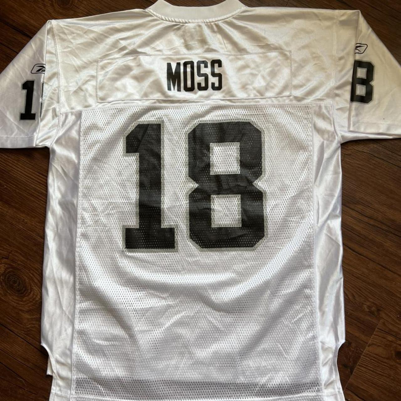 Raiders Reebok Randy Moss jersey 9/10 condition... - Depop