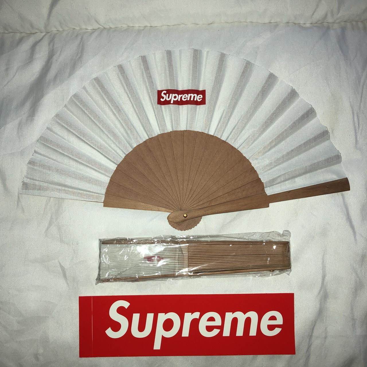Supreme SS16 Sasquatchfabrix Folding Fan Brand New... - Depop