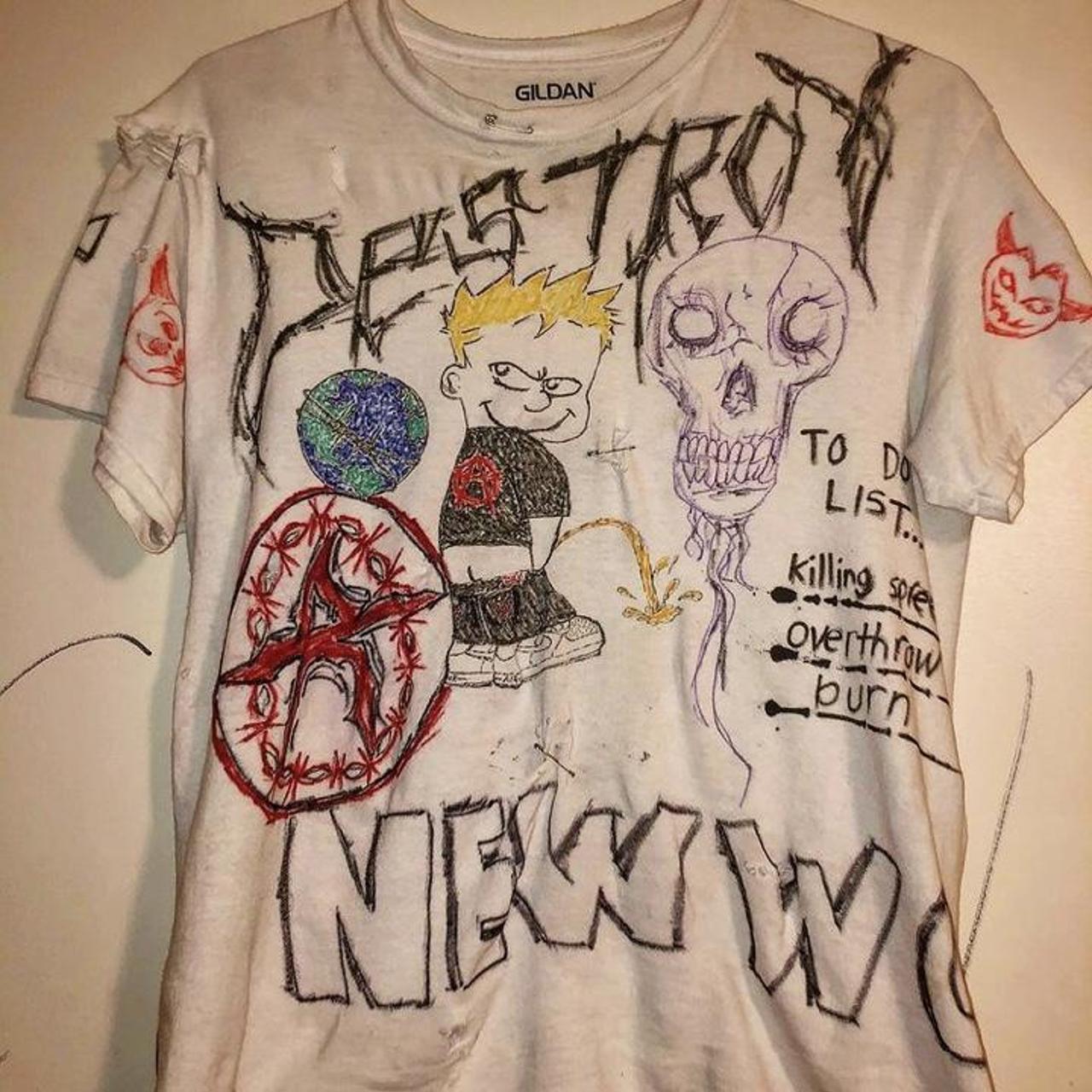 1/1 DESTROY!!!!NEW WORLD ANARCHY ️‍🩹🌟🖤💣⚔️🔪 - Depop