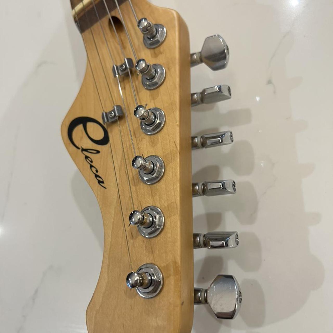 ELECA Electric Guitar // Black & White // Perfect... - Depop