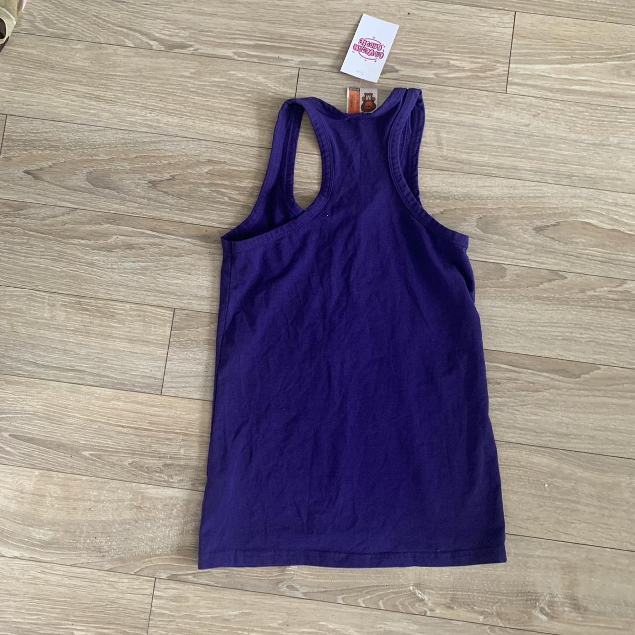 Purple baby milo tank top Measurements W 14” L 23” - Depop