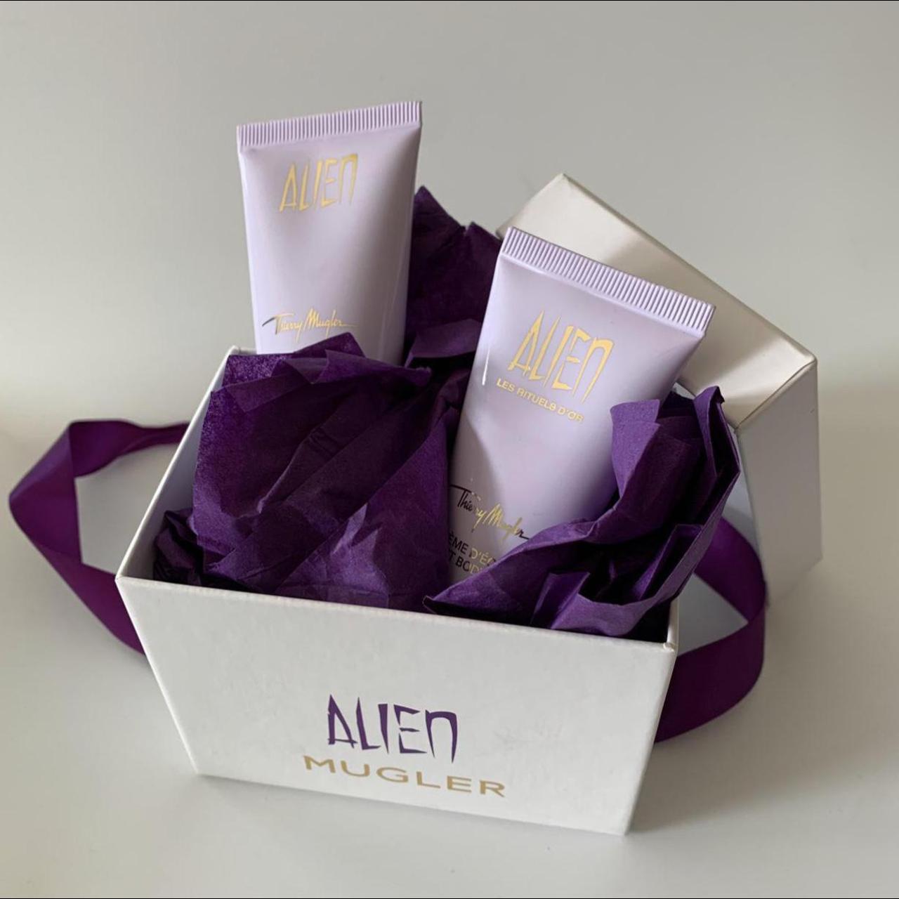 ALIEN mugler gift set with body cream and shower... - Depop