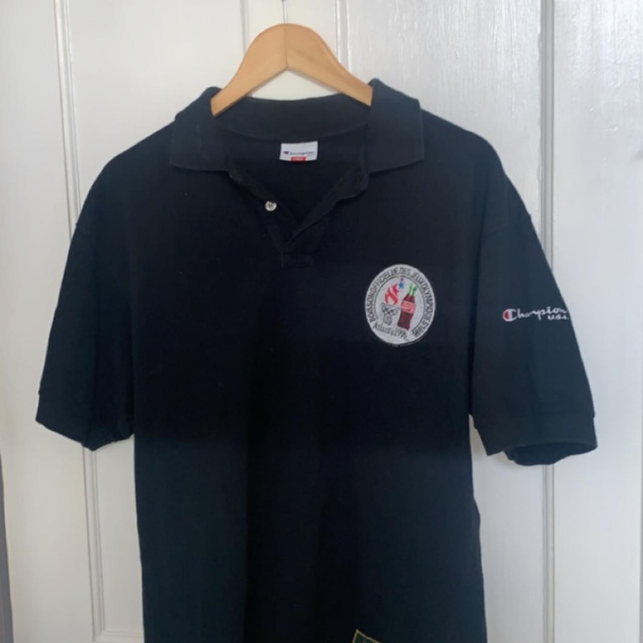 Champion Olympic Games collection polo shirt in... - Depop