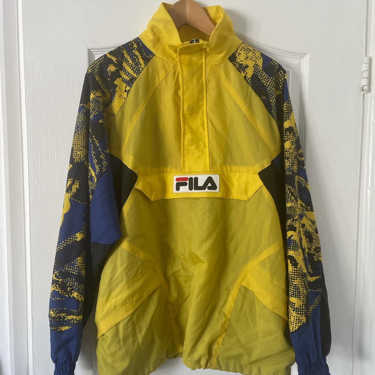 Fila Men's Yellow Jacket | Depop