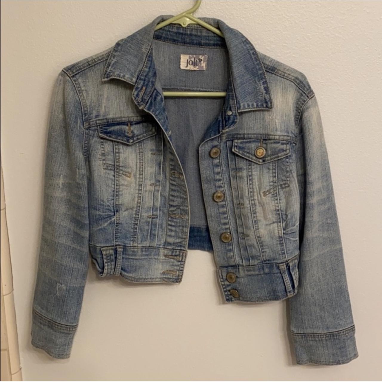 Light cropped denim jacket! Love to wear this Jean... - Depop