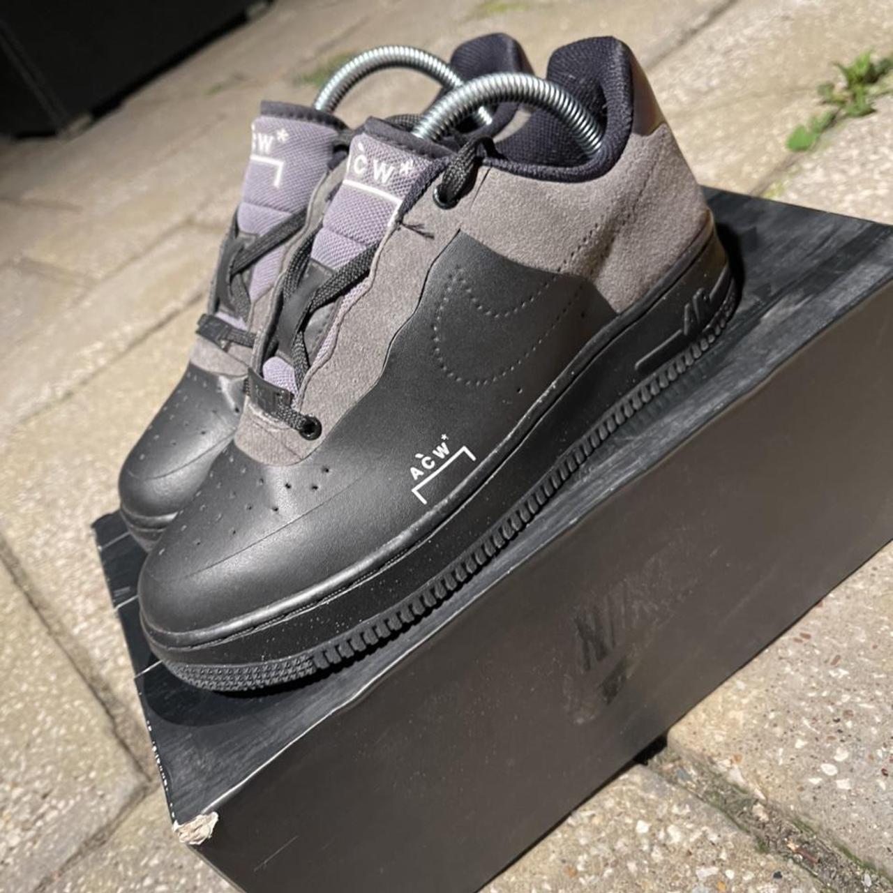 Nike Air Force 1 a cold wall worn creasing on toe... - Depop