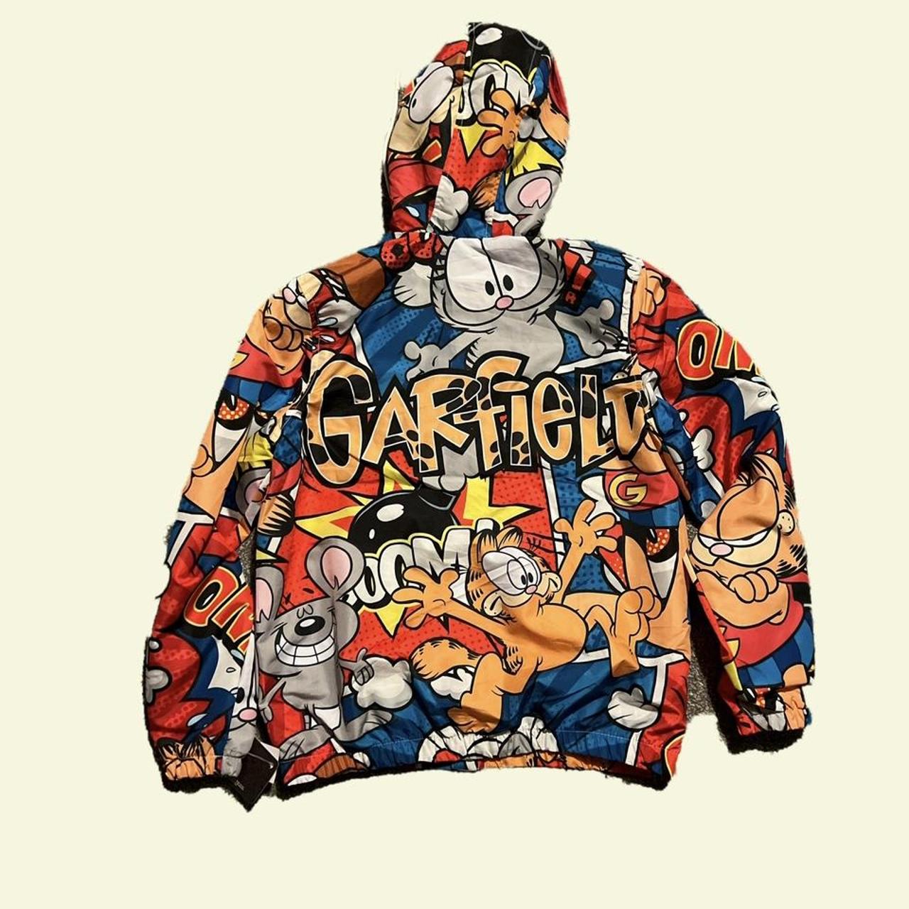Rare Members Only x Nickelodeon Garfield Jacket... - Depop