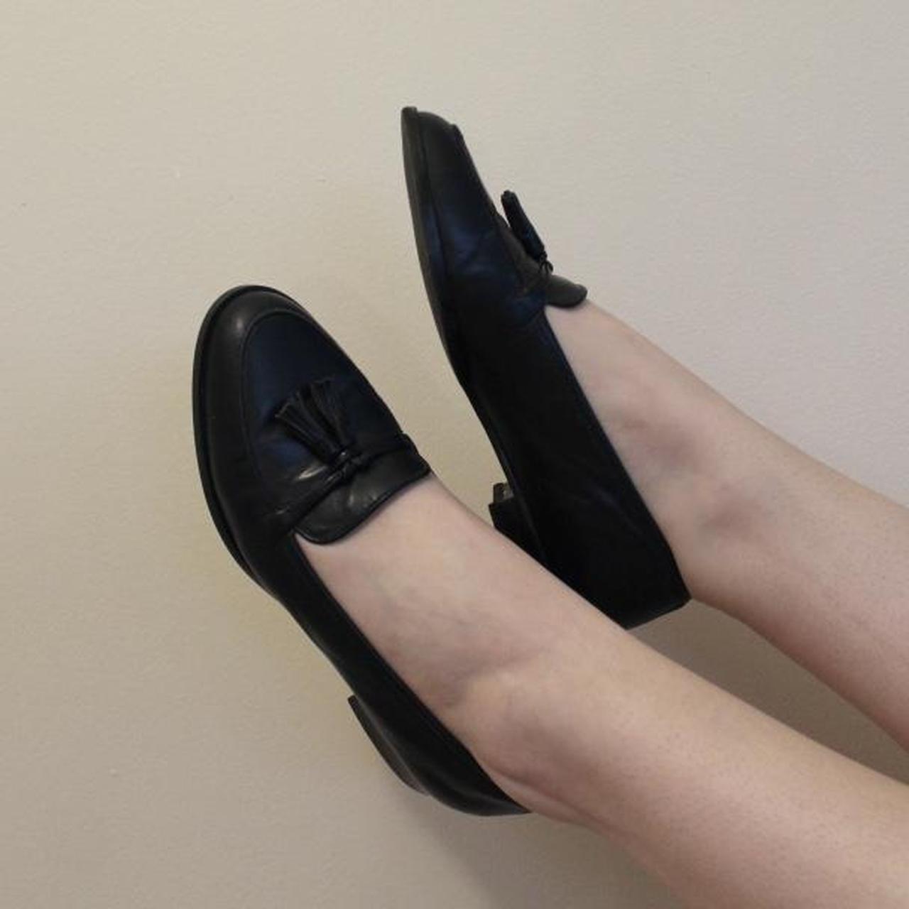 Vintage Navy Blue Loafer Brand: Etienne Aigner... - Depop