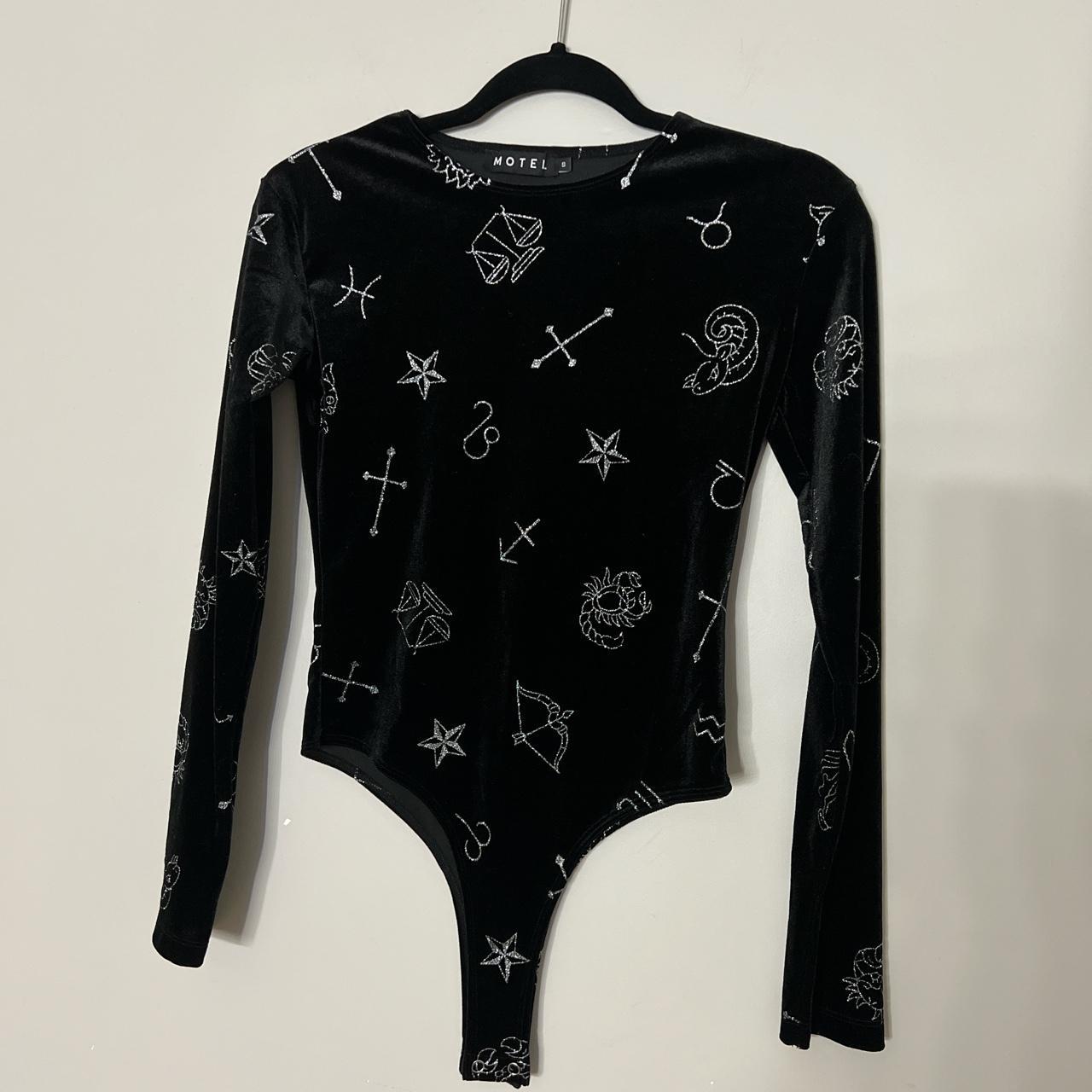 Sparkly Zodiac Sign body suit from Dollskill only... - Depop