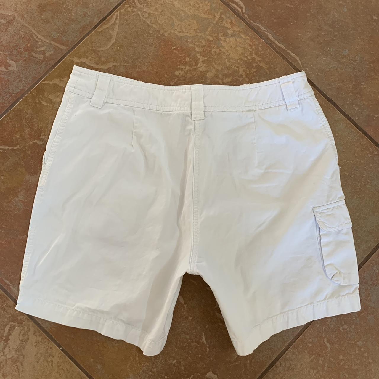 White Jones New York Sport long cargo shorts size... - Depop