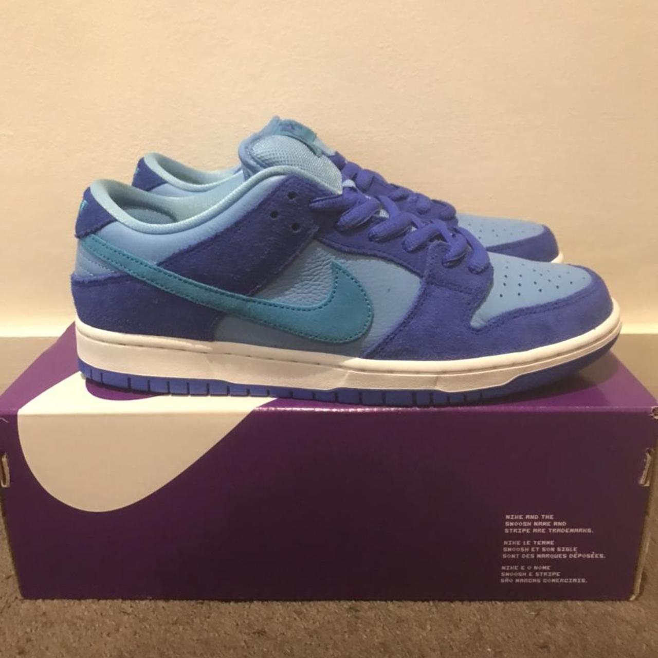 Nike sb dunk low blue raspberry Uk 8 Open to... - Depop
