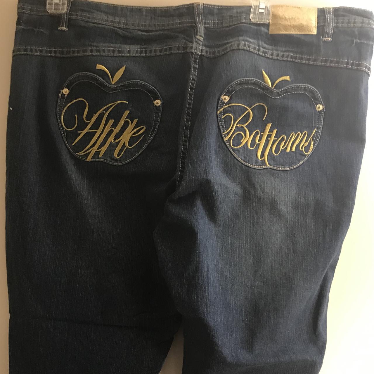 Plus size. Apple Bottom jeans. Goes great with fur... - Depop