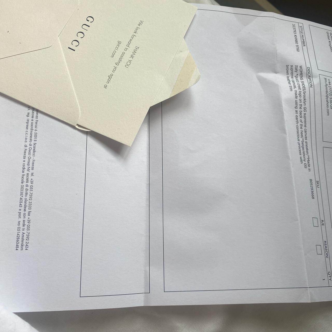 Size 4 Gucci Brooklyn canvas trainers some signs of... - Depop