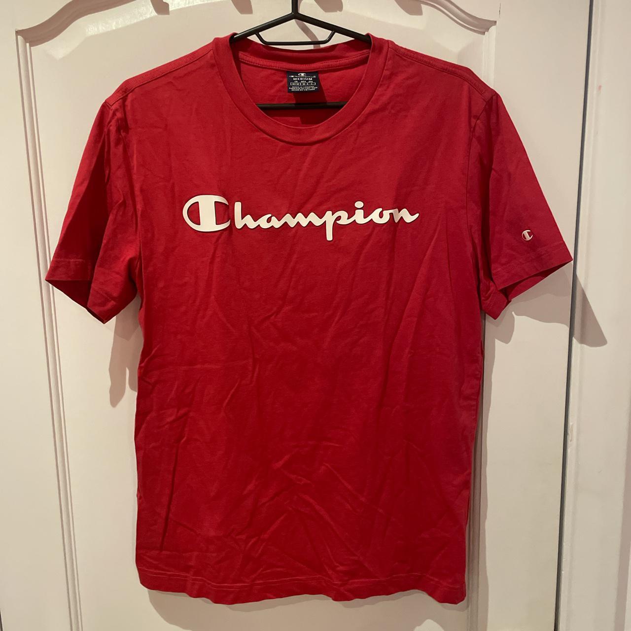 🥶Champion red top🥶 ‼️Message before buying‼️ Used -... - Depop