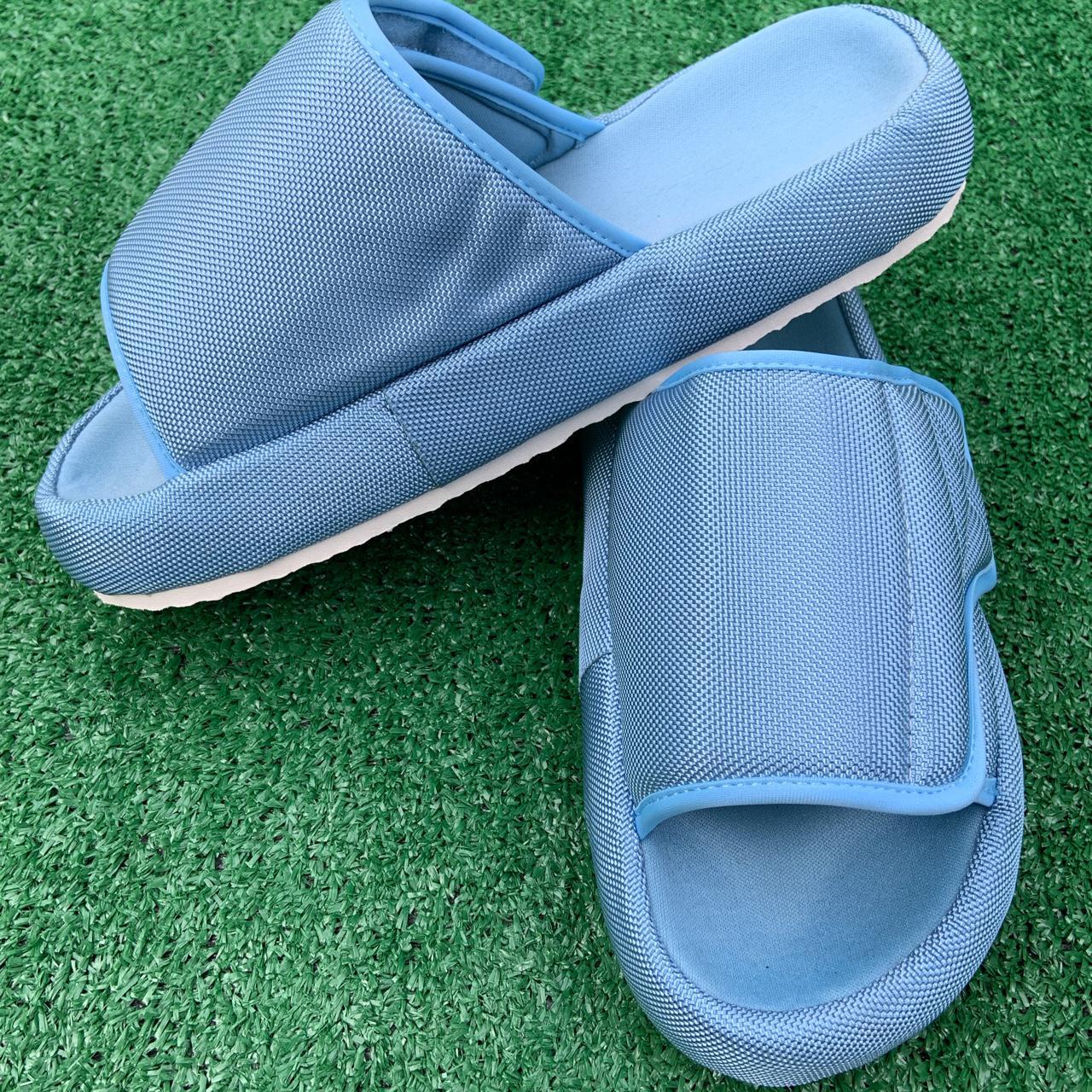 Baby blue Asos Slides FREE SHIPPING ON... - Depop