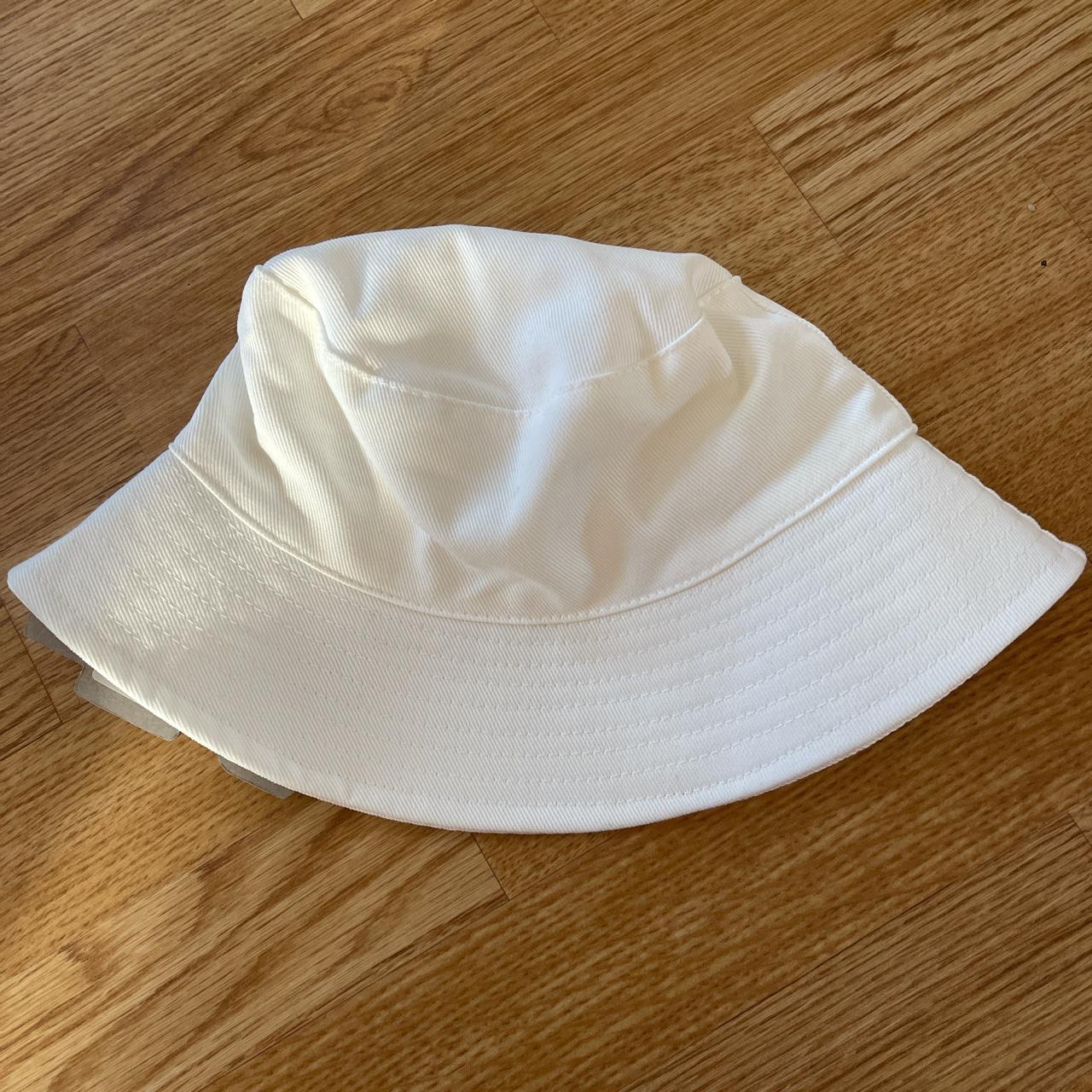 primark bucket hat with tags never worn white - Depop